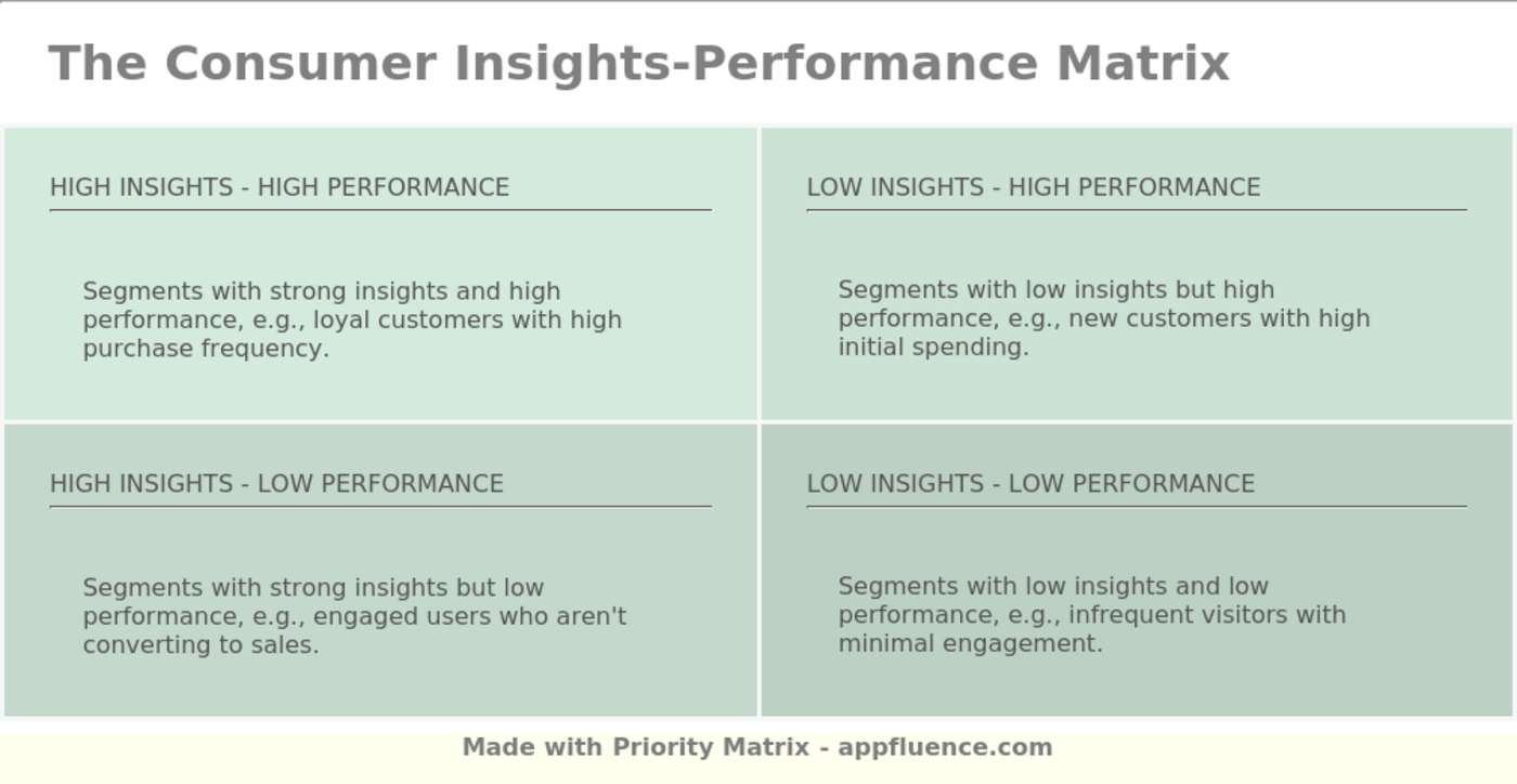 Consumer Insights-Performance Matrix [Free download]