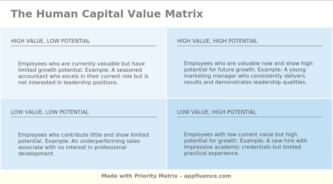 Human Capital Value Matrix [Free download]