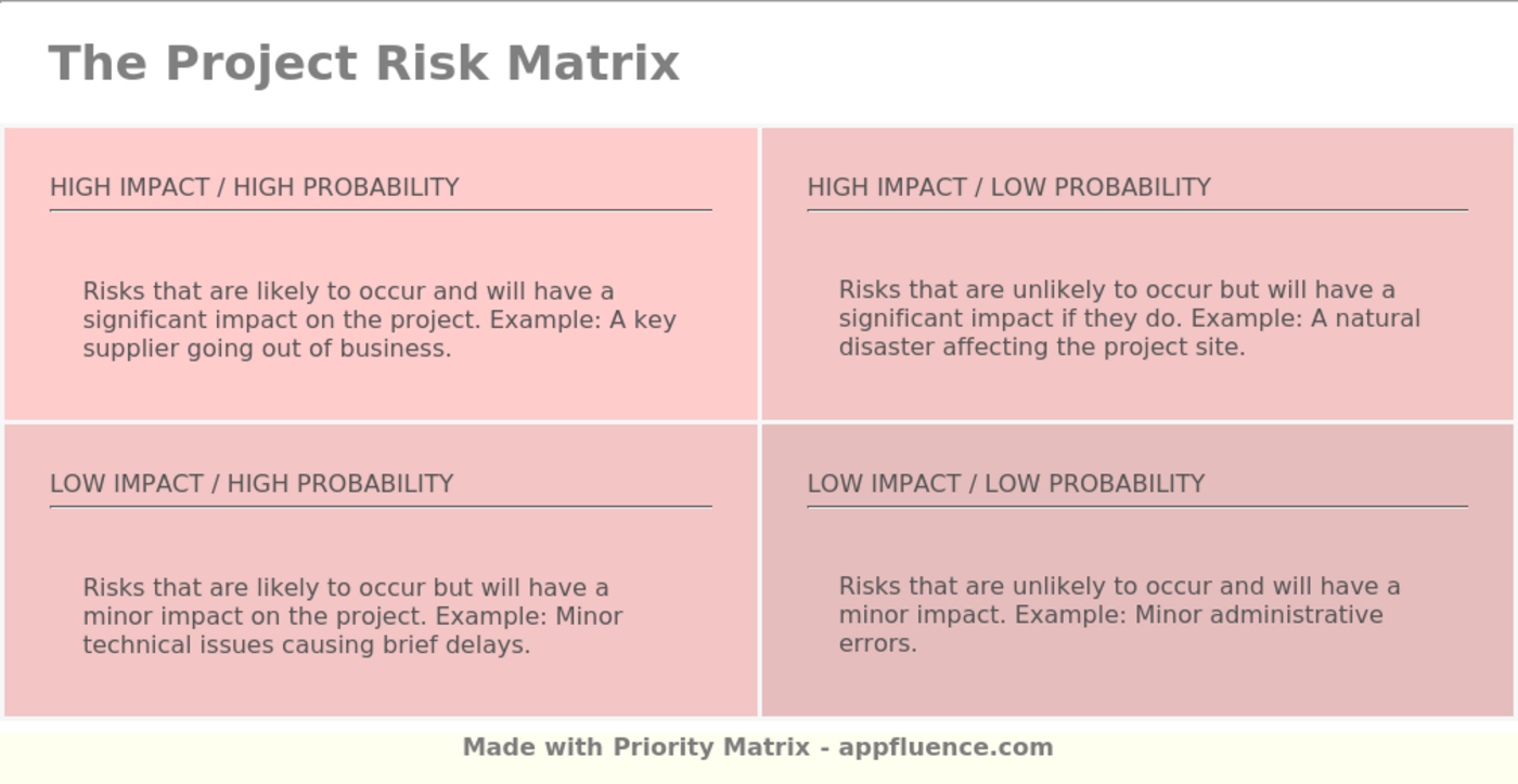 Project Risk Matrix [Free download]