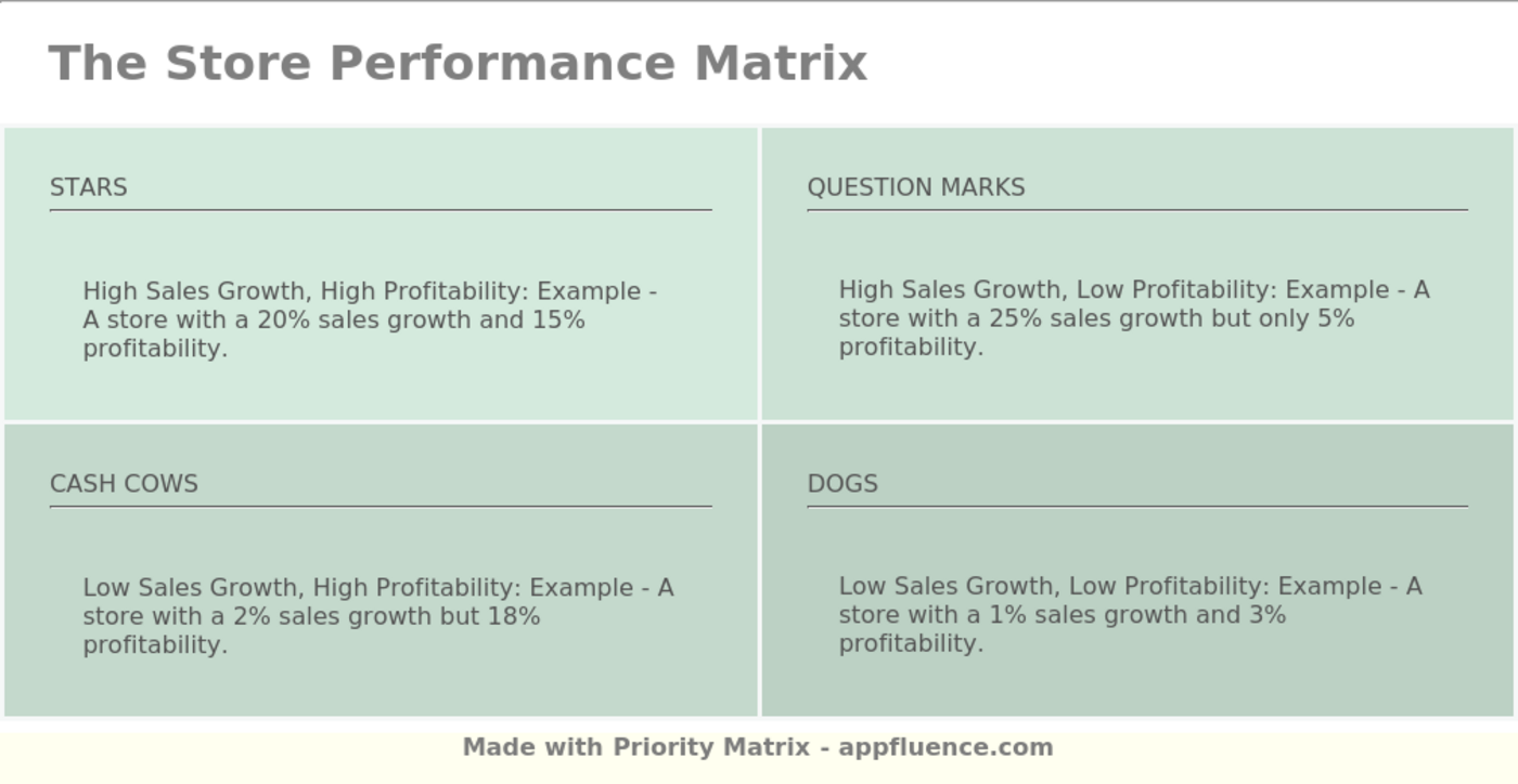 Store Performance Matrix [Free download]