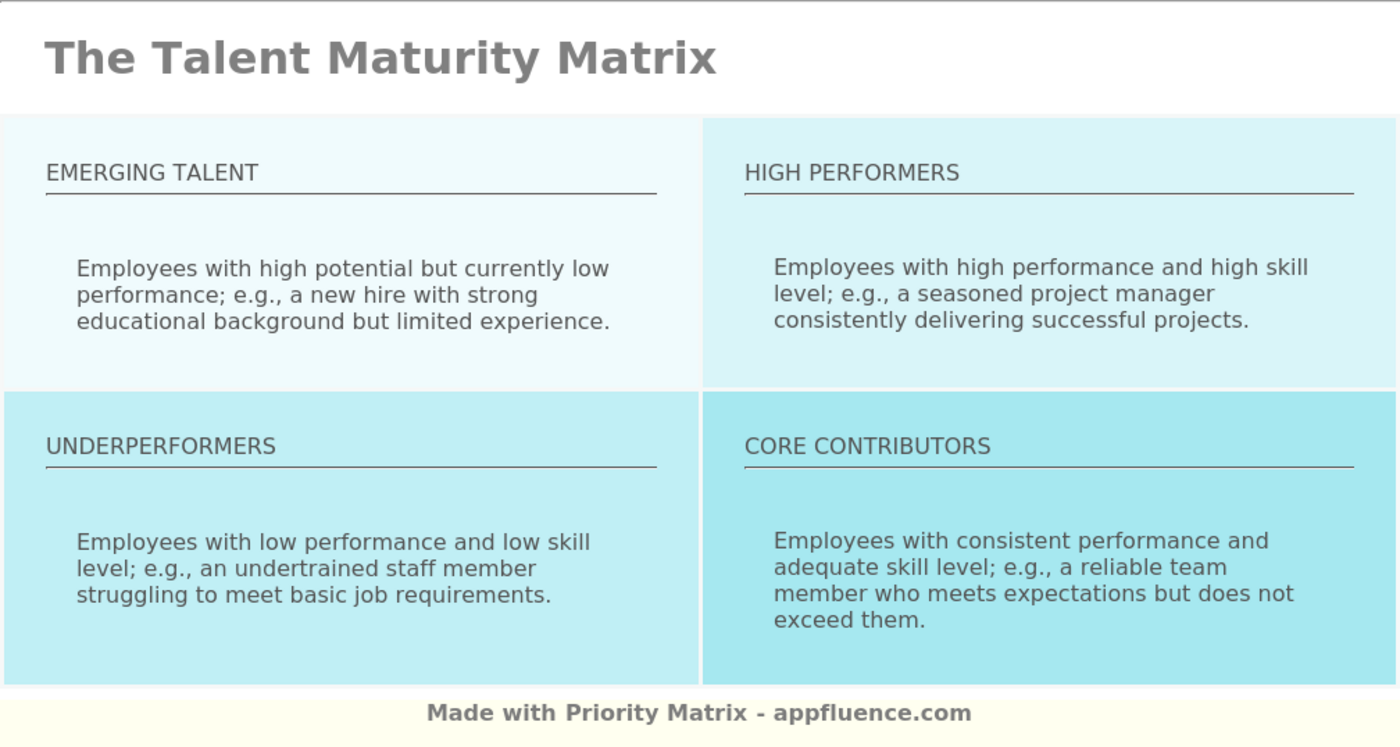 Talent Maturity Matrix [Free download]