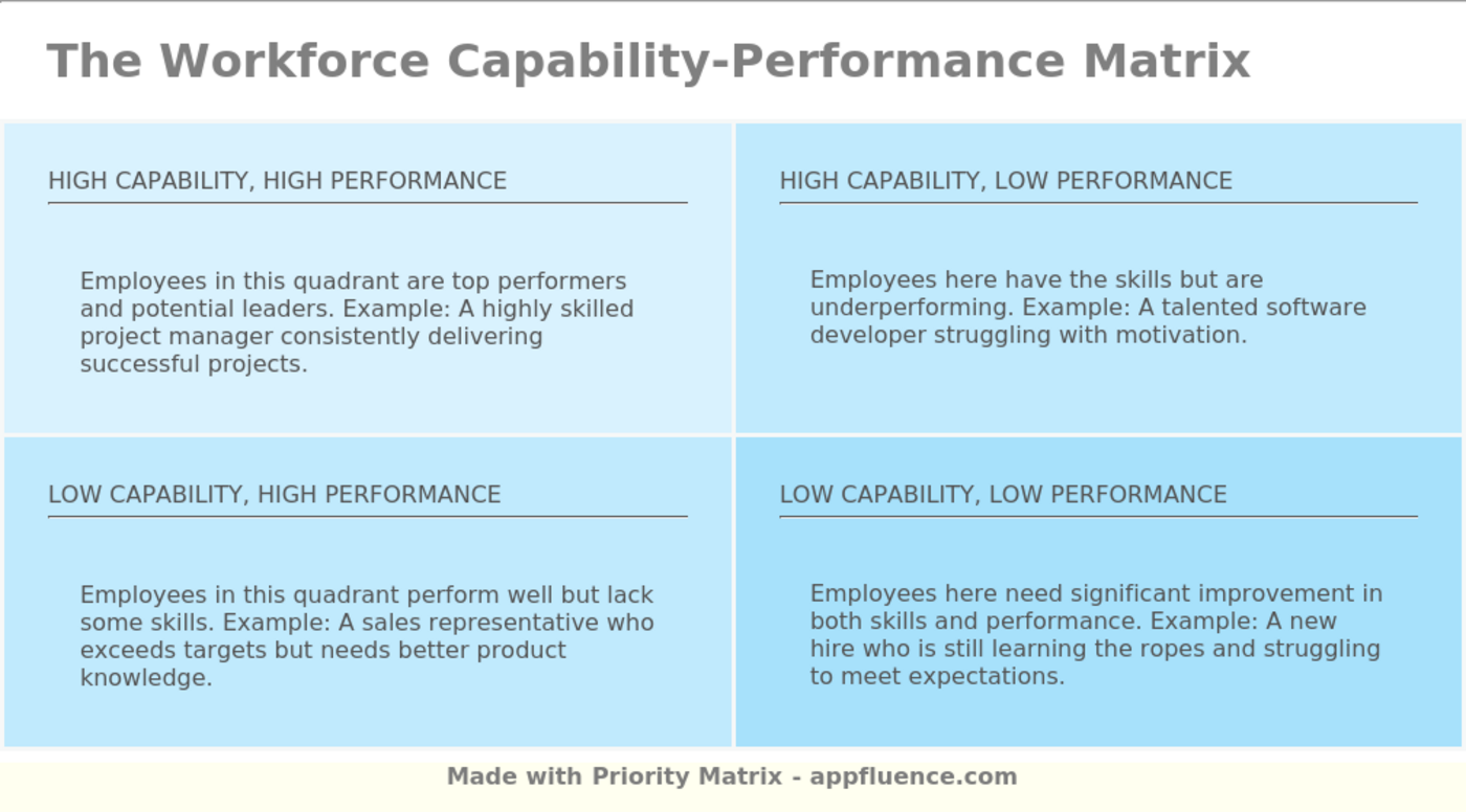 Workforce Capability Performance Matrix Free Download 7895